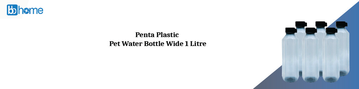 Buy bb home Penta Plastic Pet Water Bottle - White, Wide Mouth Online ...