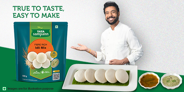 Buy Tata Sampann Fibre Rich Idli Mix - Ready to Cook Breakfast Mix ...