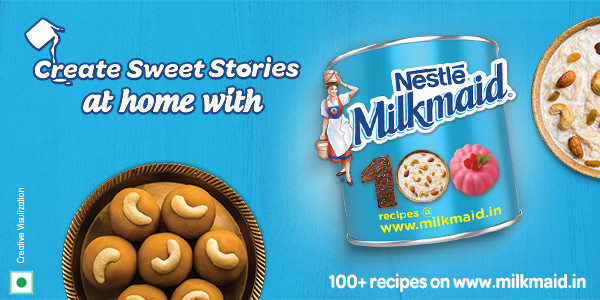 Buy Nestle Milkmaid Partly Skimmed Sweetened Condensed Milk 380 Gm Tin ...