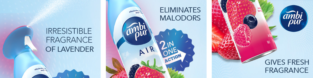 Buy Ambi Pur Air Effect Air Freshener Sweet Berries 275 Ml Online At ...