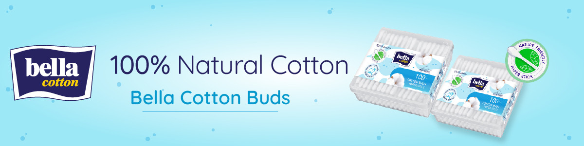 Buy Bella Cotton Buds With Paper Stick, Soft & Gentle On Skin, For ...