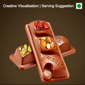 Buy Fabelle Exquisite Open Secret Chocolates - Milk Topped With Nuts ...
