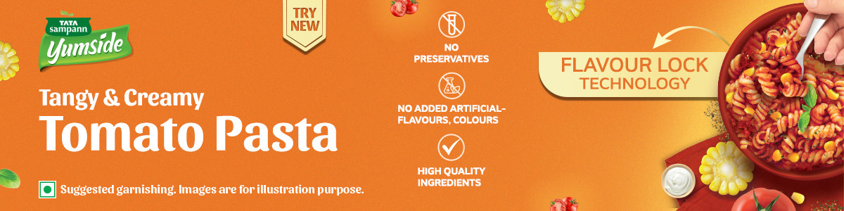 Buy Tata Sampann Yumside Tangy & Creamy Tomato Pasta Online at Best ...
