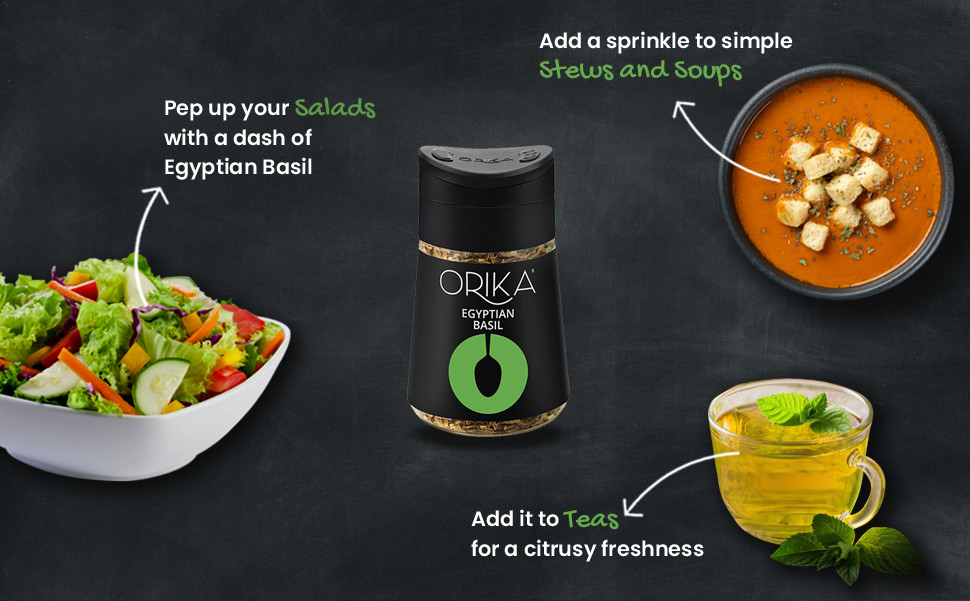 Buy Orika Egyptian Basil - Handpicked Dried Herb - Used For Seasoning ...