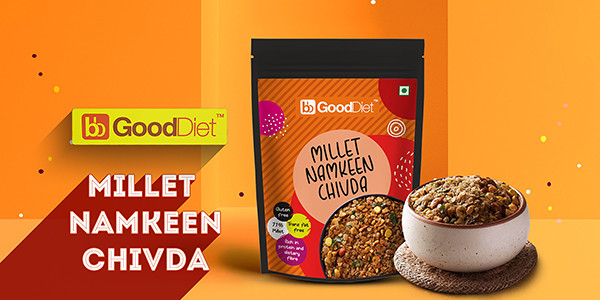 Buy bb Gooddiet Millet Namkeen Chivda Online at Best Price of Rs 89 ...