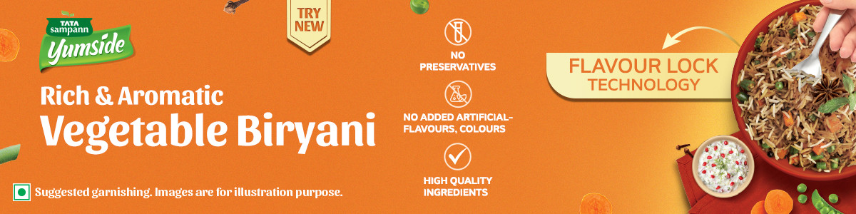 Buy Tata Sampann Yumside Vegetable Biryani Online at Best Price of Rs ...
