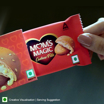 Buy Sunfeast Mom's Magic Cashew Fills, Centre-Filled Cookies With ...