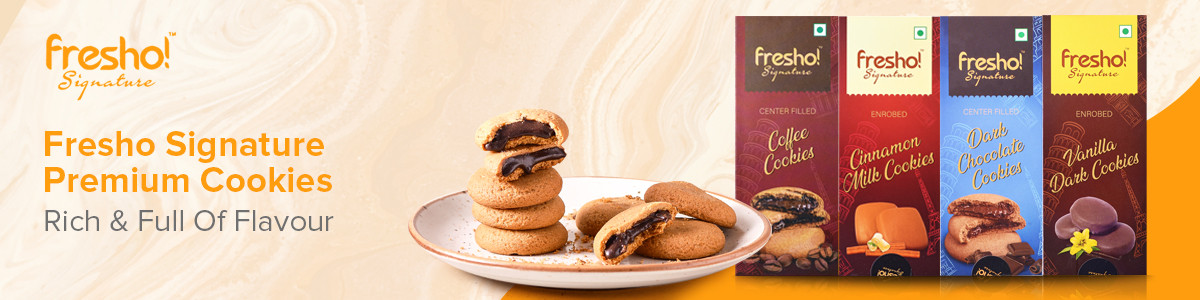 Buy Fresho Signature Enrobed Cinnamon Milk Chocolate Dipped Cookies ...