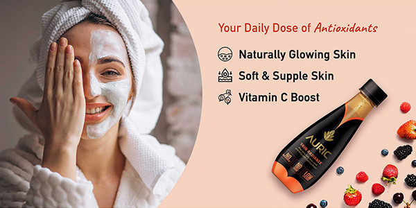 Buy Auric Natural Skin Radiance Drink - With Aloe & Amla Online at Best ...