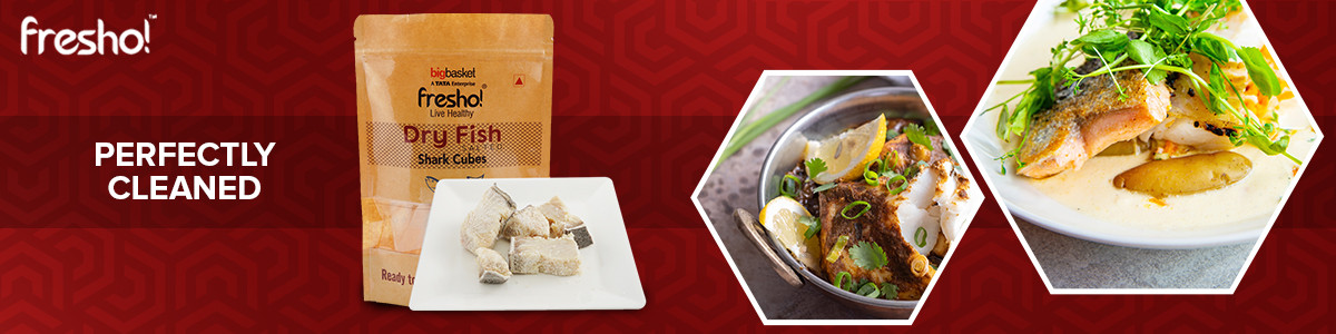 Buy fresho! Dry Fish, Salted, Shark Cubes Online at Best Price of Rs 88 ...