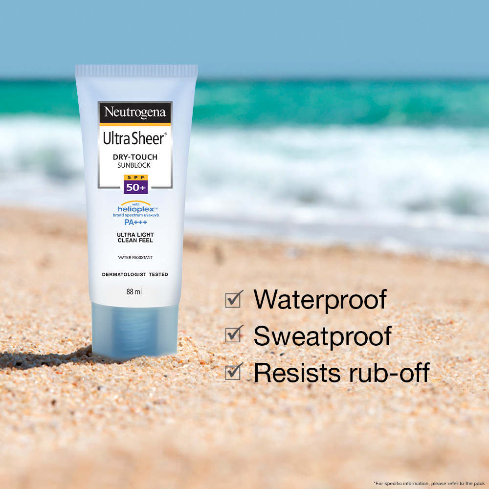 Buy Neutrogena Dry Touch Sun Block - Ultra Sheer 88 ml Online at Best ...