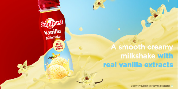 Buy Sunfeast Vanilla Milkshake With Real Vanilla Extracts Online at ...