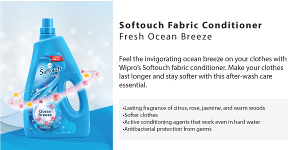Buy Wipro Softouch After Wash Fabric Conditioner - Ocean Breeze Online ...