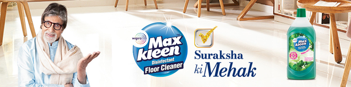 Buy Maxkleen Disinfectant Floor Cleaner - Herbal Fresh, Kills 99.9% ...