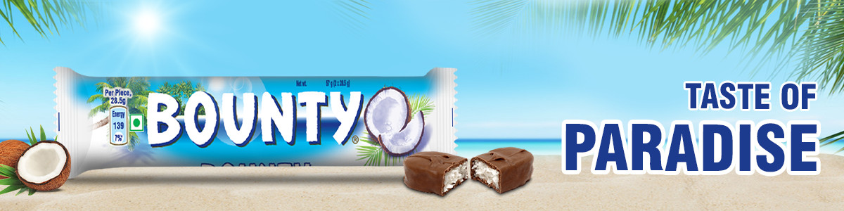 Buy Bounty Chocolate Bar 57 Gm Pouch Online At Best Price of Rs 60 ...