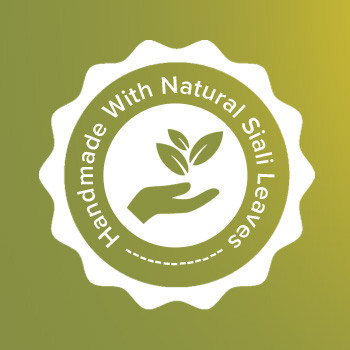 Buy bb home Earth Siali Leaf Natural Disposable Plates - Round, 20.3 cm ...