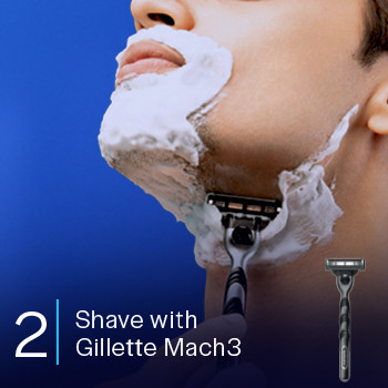 Buy Gillette Mach3 Charcoal Shaving Razor for Men with New Enhanced ...