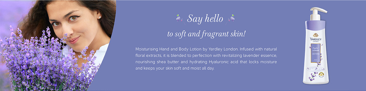 Buy Yardley London English Lavender Moisturizing Body Lotion Online at ...