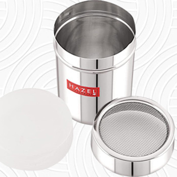 Buy Hazel Stainless Steel Powder Shaker With Handle & Lid Cap ...