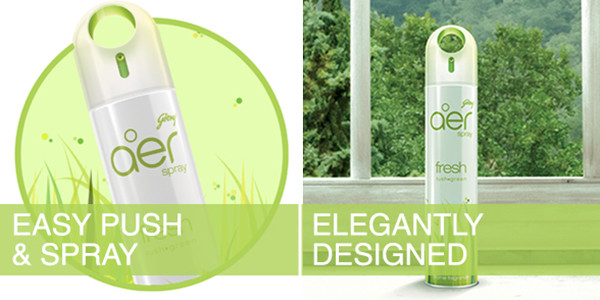 Buy Godrej Aer Home Air Freshener Spray - Fresh Lush Green 300 ml ...