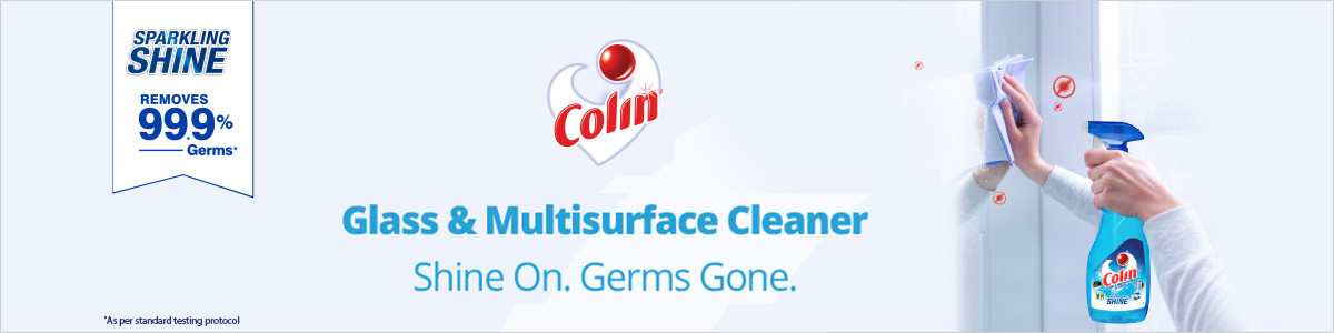 Buy Colin Cleaner - Glass And Household (Ultra Shine Formula) 500 ml ...