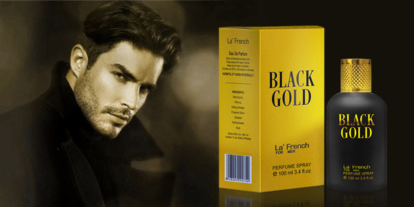 Buy La' French Black Gold Perfume Spray Eau De Parfum - Long Lasting ...