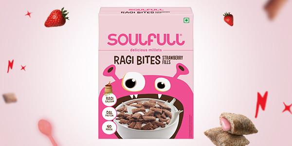Buy Soulfull Ragi Bites Strawberry Fills 250 Gm Carton Online At Best ...