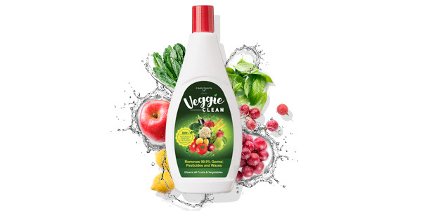 Buy Veggie Clean Fruits & Vegetables Washing Liquid - Removes 99.9% ...