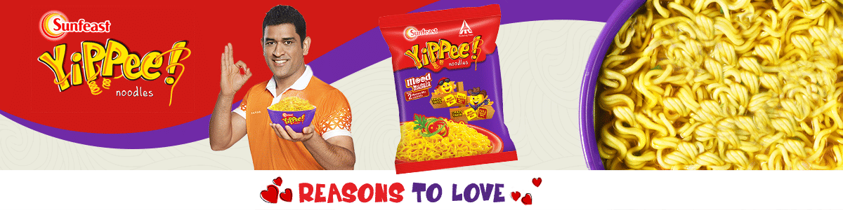 Buy Sunfeast Yippee Mood Masala Noodles Family Pack 280 Gm Online At ...