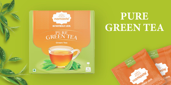 Buy Namaste Chai Pure Green Herbal Tea - Green Tea, Authentically Local ...