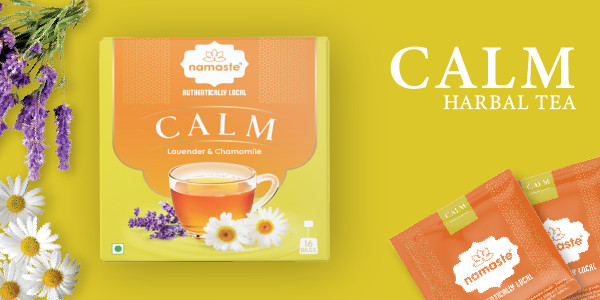 Buy Namaste Chai Calm Herbal Tea - Lavender & Chamomile, Authentically ...