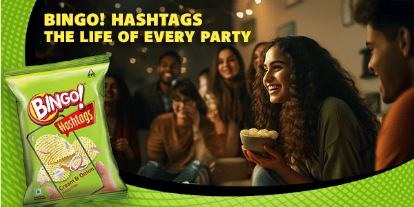 Buy Bingo! Hashtags Cream & Onion Potato Chips Online at Best Price of ...