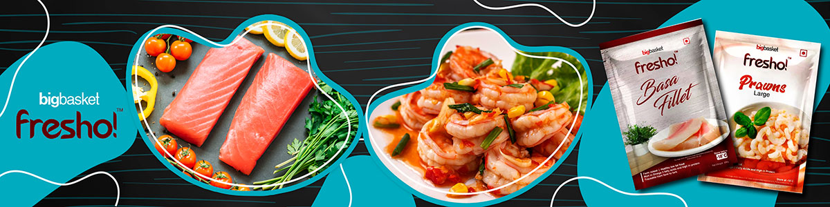 Buy Fresho Fish Fillet Basa 1 Kg Online At Best Price of Rs 599 - bigbasket