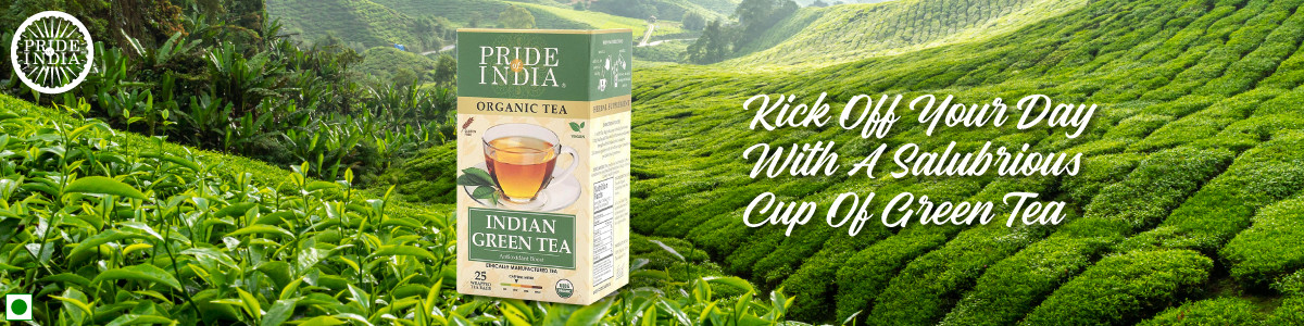 Buy Pride Of India Indian Green Tea - Rich In Antioxidants, Organic ...