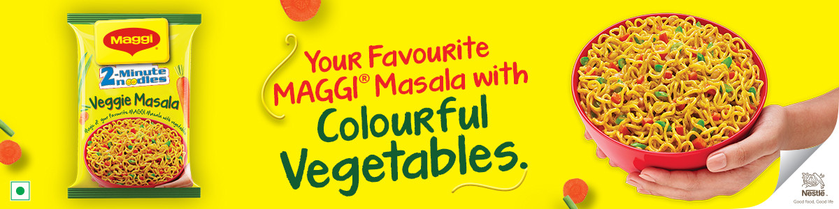 Buy Maggi 2-Minute Veggie Masala Instant Noodles Online at Best Price ...