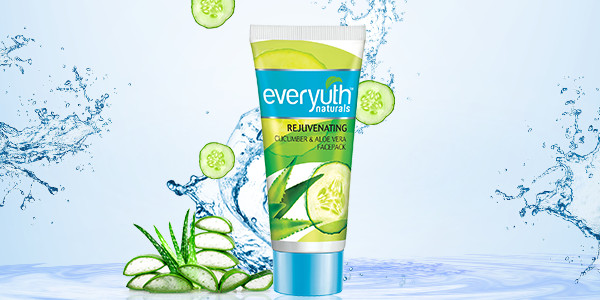 Buy Everyuth Naturals Rejuvenating Face Pack - Cucumber & Aloe Vera, No ...