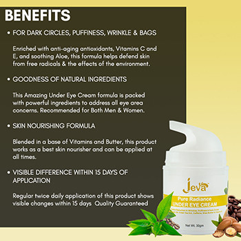 Buy Jeva Pure Radiance Under Eye Cream Online at Best Price of Rs null ...