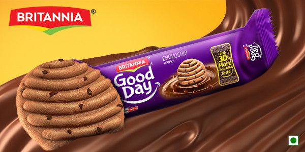 Buy Britannia Good Day Cookies Chocochip 44 Gm Pouch Online At Best ...