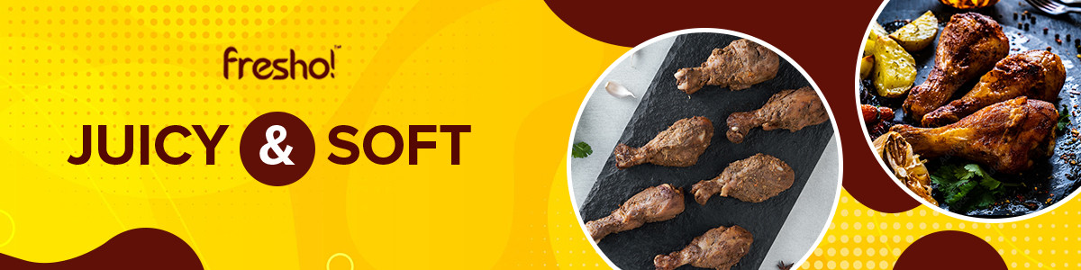 Buy fresho! Roasted Chicken Tangri/Tangdi, Ready To Fry Online at Best ...