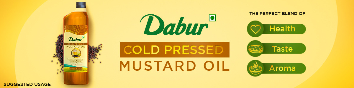 Buy Dabur Cold Pressed Mustard Cooking Oil Online at Best Price of Rs ...