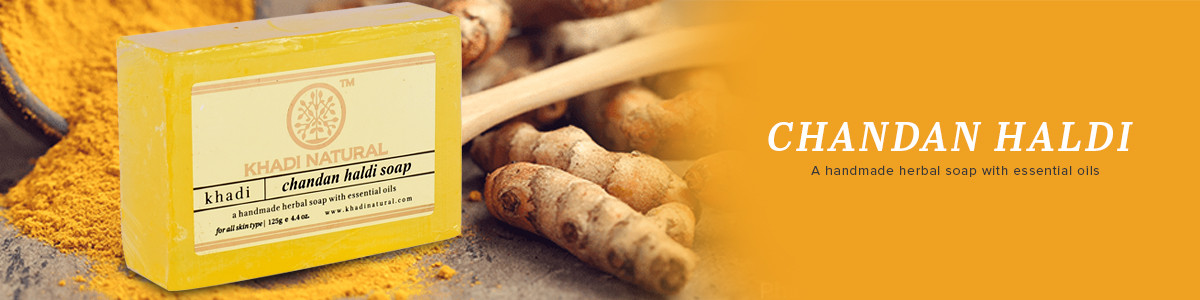 Buy Khadi Natural Soap Chandan Haldi 125 Gm Online At Best Price of Rs ...