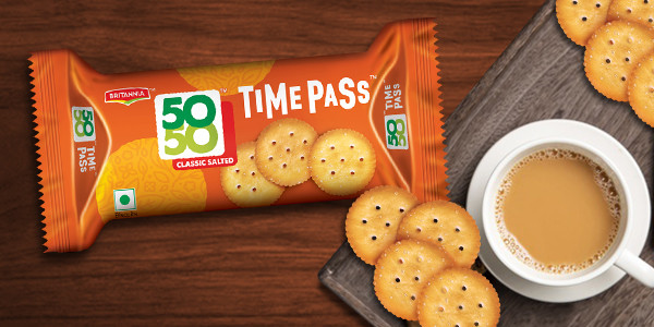 Buy Britannia 50 50 Time Pass Biscuits Simply Salted 78 Gm Pouch Online ...