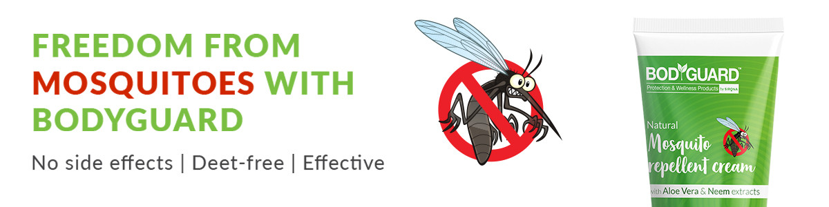 Buy Bodyguard Natural Mosquito Repellent Cream With Aloe Vera & Neem ...