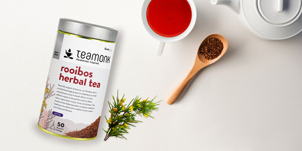 Buy Teamonk Rooibos Herbal Tea - Helps To Detox The System Online at ...