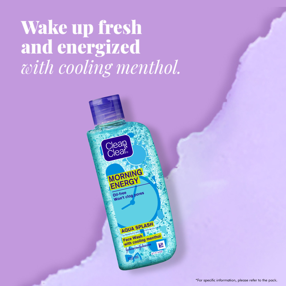 Buy Clean & Clear Morning Energy Aqua Splash Face Wash Online at Best ...