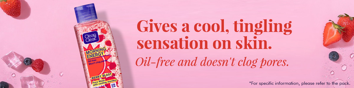 Buy Clean Clear Face Wash Morning Energy With Natural Berry Extracts ...