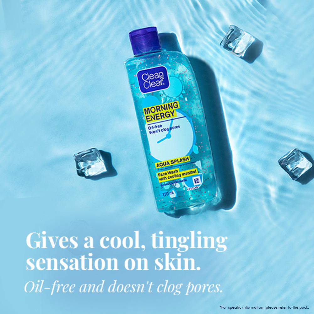 Buy Clean & Clear Morning Energy Aqua Splash Face Wash Online at Best ...