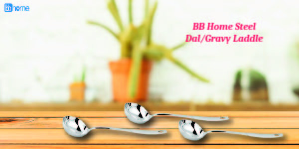 Buy bb home Dal/Gravy Ladle - Big, Classic Diana Series, Stainless ...