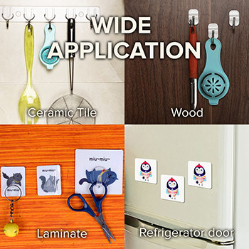 Buy bb home Plastic & Steel Hook - Self Adhesive/Stickable Online at ...