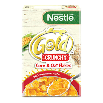 Buy Nestle Gold Crunchy Corn & Oat Flakes With Immuno-Nutrients Online ...